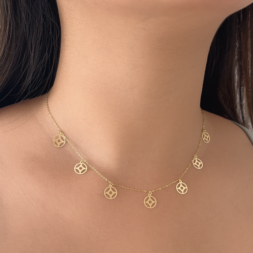 Shuriken necklace store