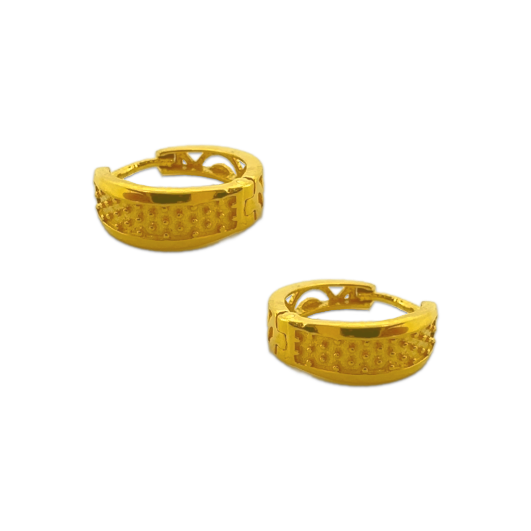 Dual Textured Hoops