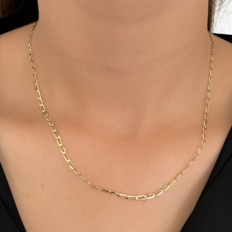 Flat Paperclip Chain