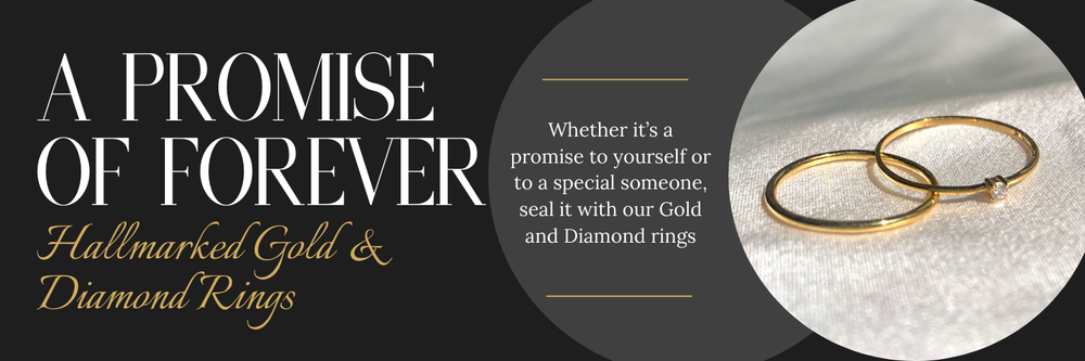 Promise Rings For Women | Gold & Diamond Promise Ring | Starkle