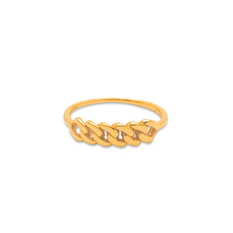 Buy Curb Rings Online | Made with BIS Hallmarked Gold | Starkle